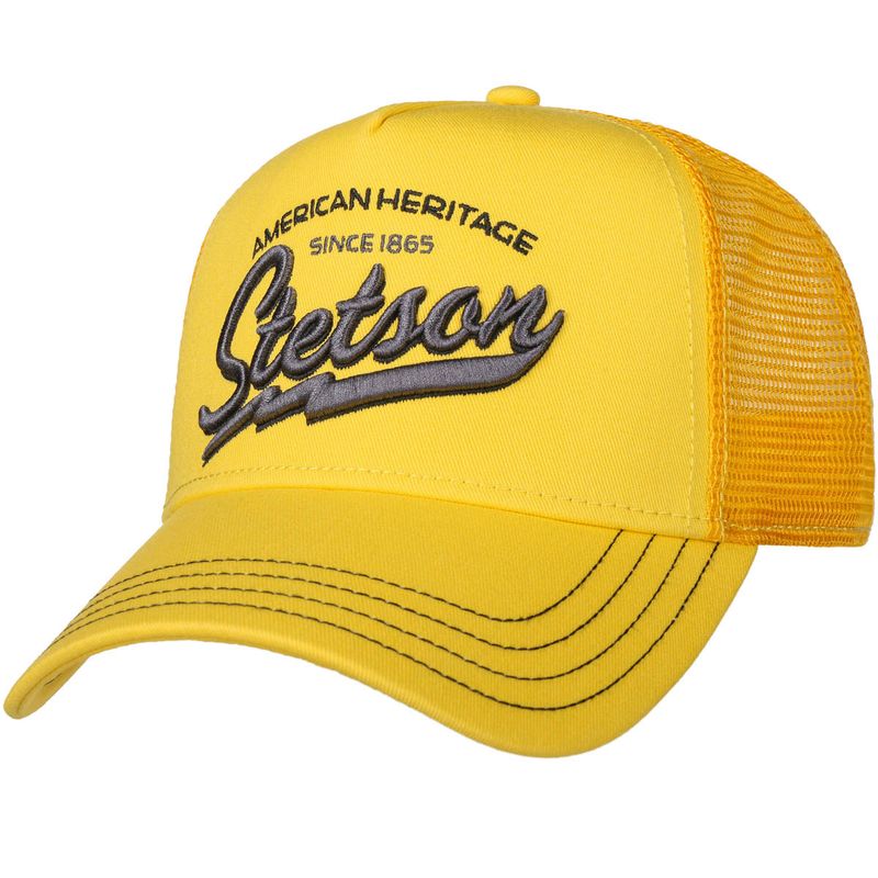 Stetson Racing Team Cap - Gul | Westernbutikken.no - Westernbutikken.no