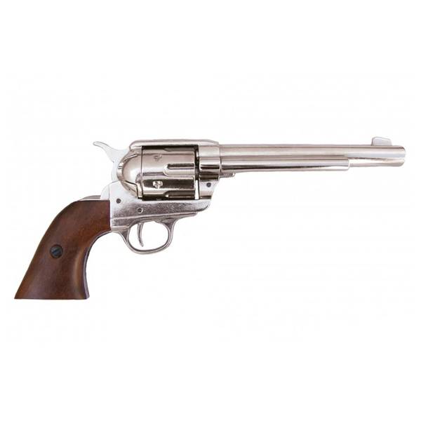 Colt 45 kaliber revolver - Chrome - Westernbutikken.no